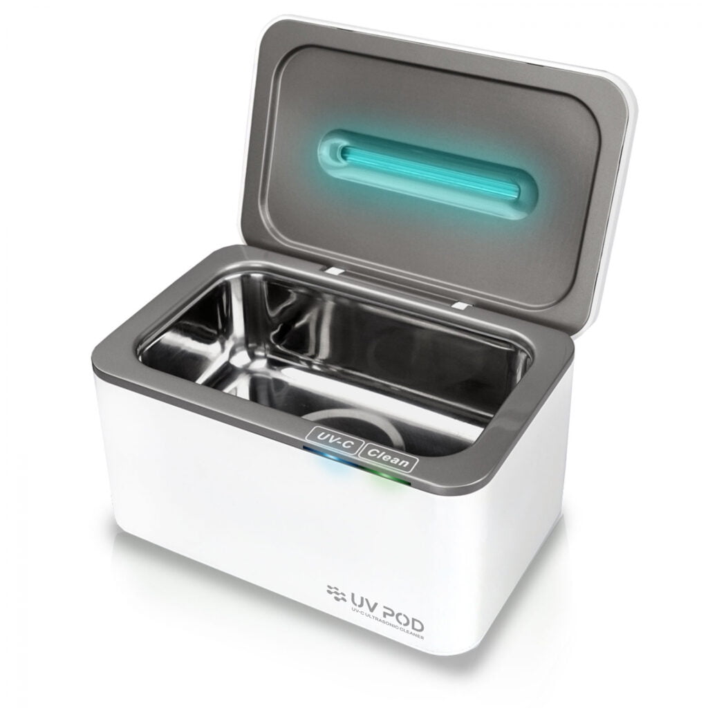 2-in-1 Professional Ultrasonic Cleaner & UV Light Sanitizer | UV POD USA